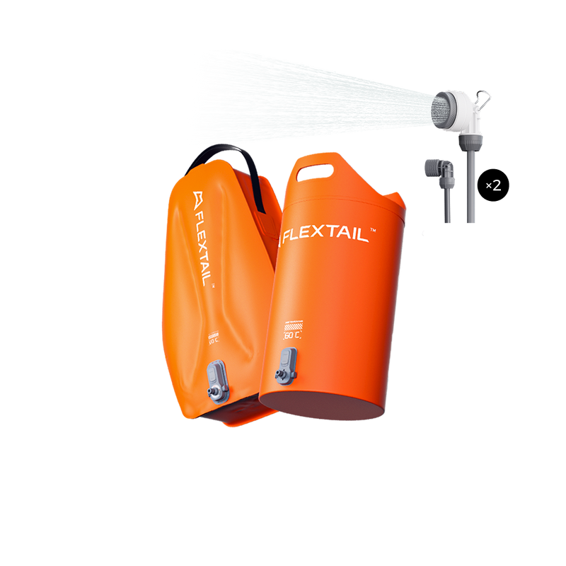 FLEXTAIL TINY SHOWER BUCKET & BAG —— Your On the Go Shower Station