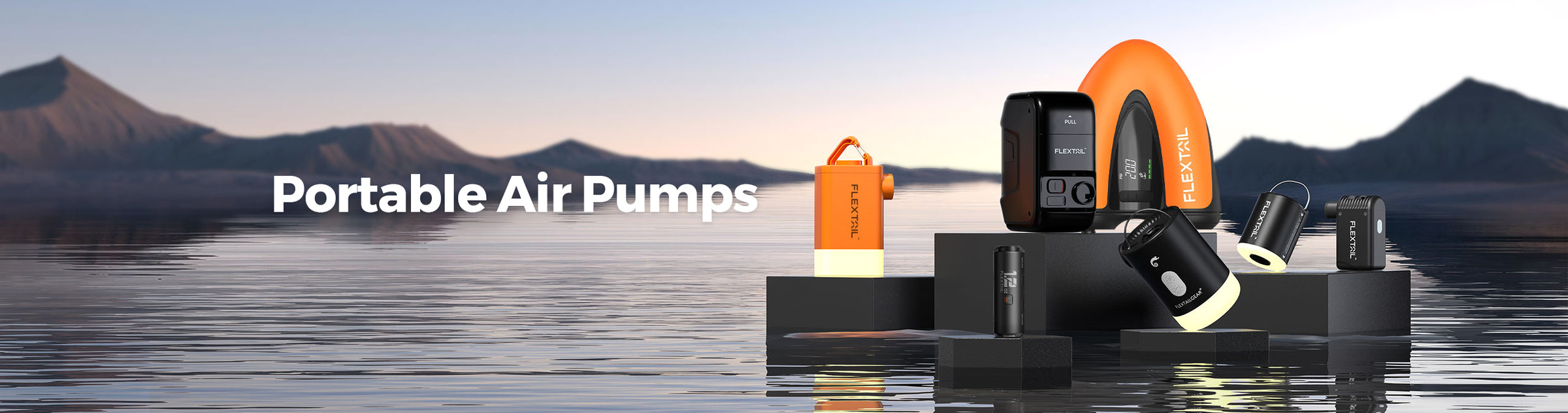 Portable Air Pump | Ultralight & Rechargeable - FLEXTAIL