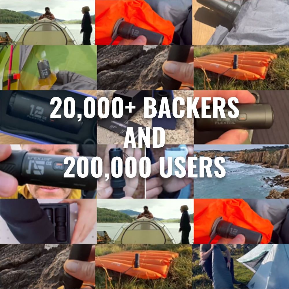 FLEXTAIL ZERO PUMP 2 - World's Smallest Pump for Sleeping Pads