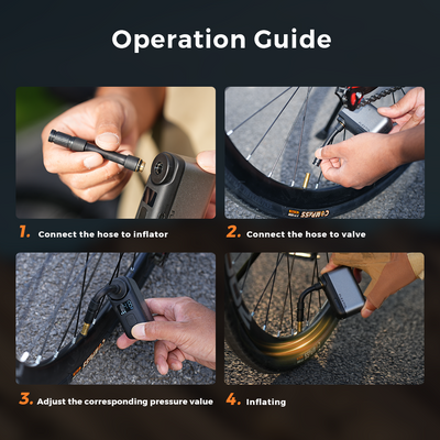 FLEXTAIL TINY BIKE PUMP PRO-120 PSI High Pressure and LED Display ...