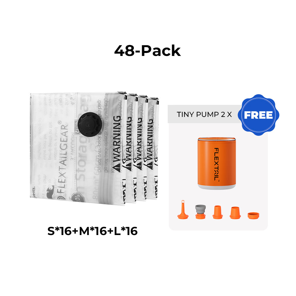 FLEXTAIL Vacuum Storage Bags With Pump