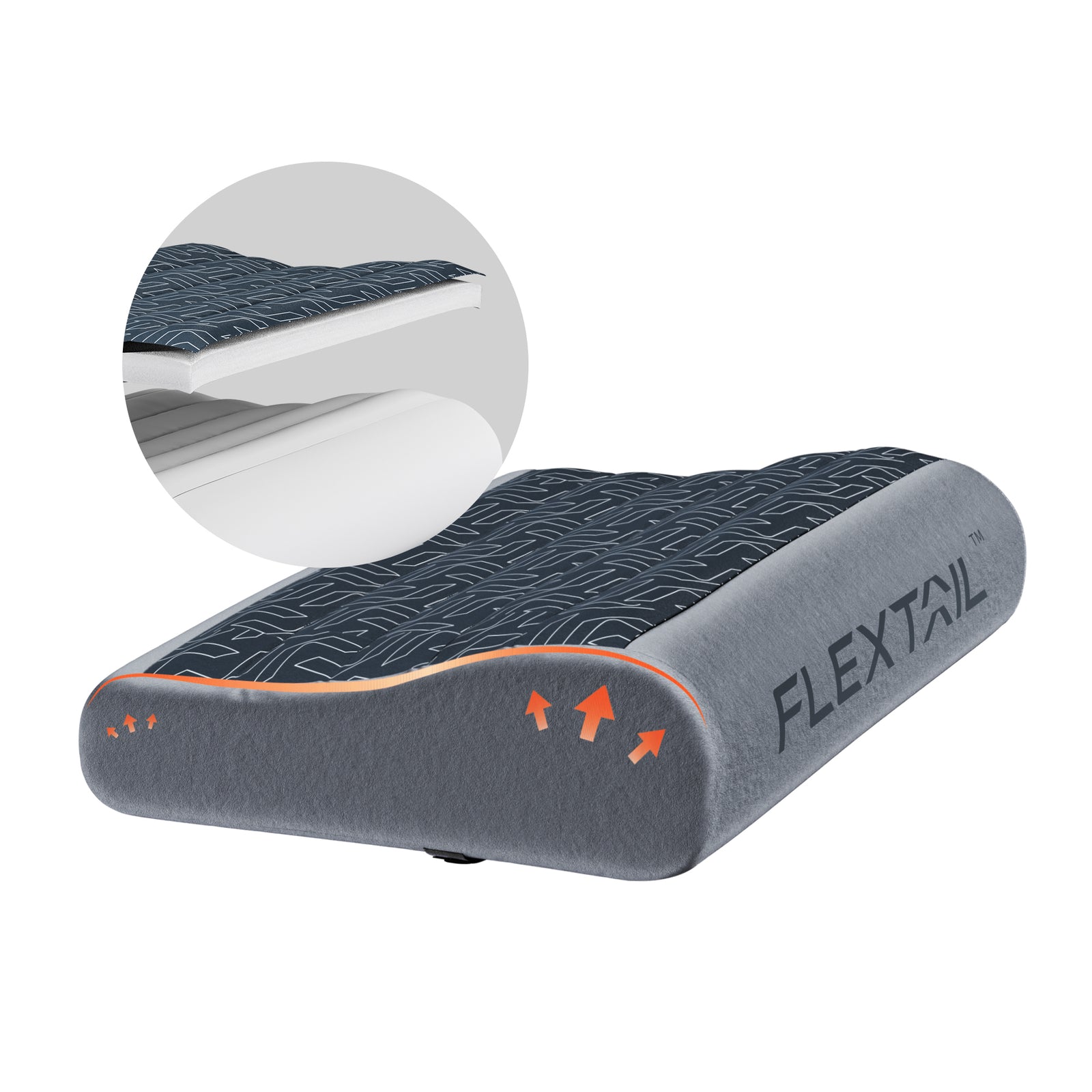 FLEXTAIL ZERO PILLOW-B Shape Inflatable Camping Air Pillow